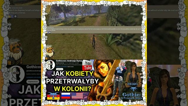 🇵🇱 Gothic: Historia Prequelowa — Mini recenzja i wywiad z twórcą moda Jaserinou [Mod do Gothic 2]