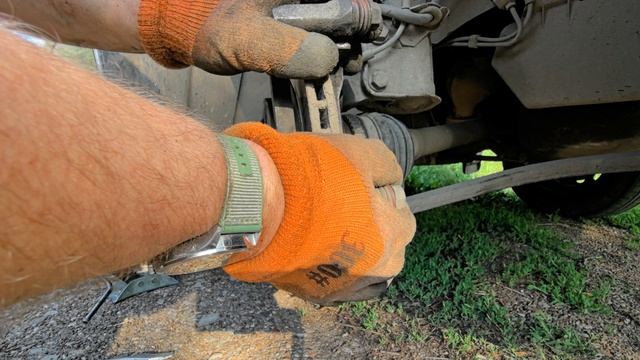 Замена переднего тормозного диска Лада Гранта (Датсун он до)