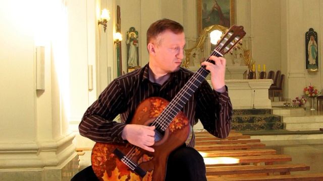 классическая гитара J. S. Bach Preludium in C from The Well-Tempered Clavier BWV 846 от 06.01.2012.m