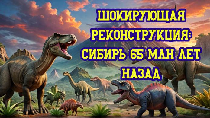 Сибирь 65 млн лет назад: как выглядел мир динозавров? 🦖🌲