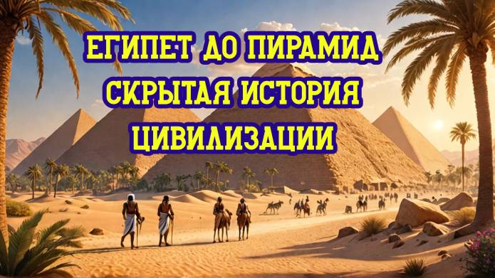 Древний Египет до пирамид: как жили люди 5000 лет назад? 🏺🌾