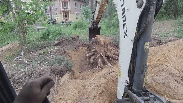 корчёвка 6.1 короткое, пень