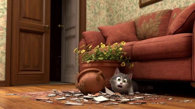 Котофей и муха😼