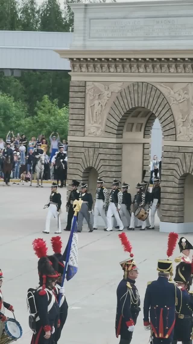 Торжественный парад русской армии, 1812. Фестиваль Времена и эпохи 2025