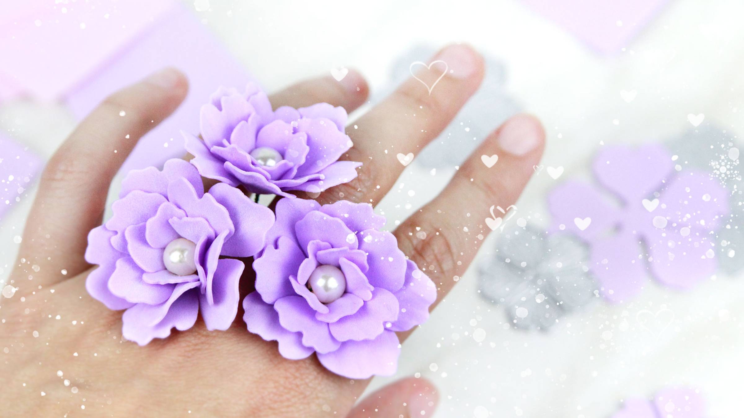 Милые декоративные цветы из фоамирана с помощью ножа AgiArt «Цветы Пеларгонии» Вариант2