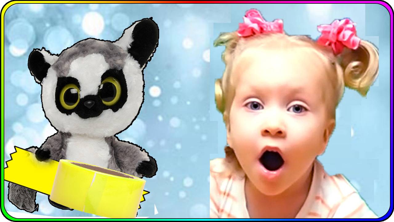 Игрушка ожила! Лемур Гоша крадет конфеты!