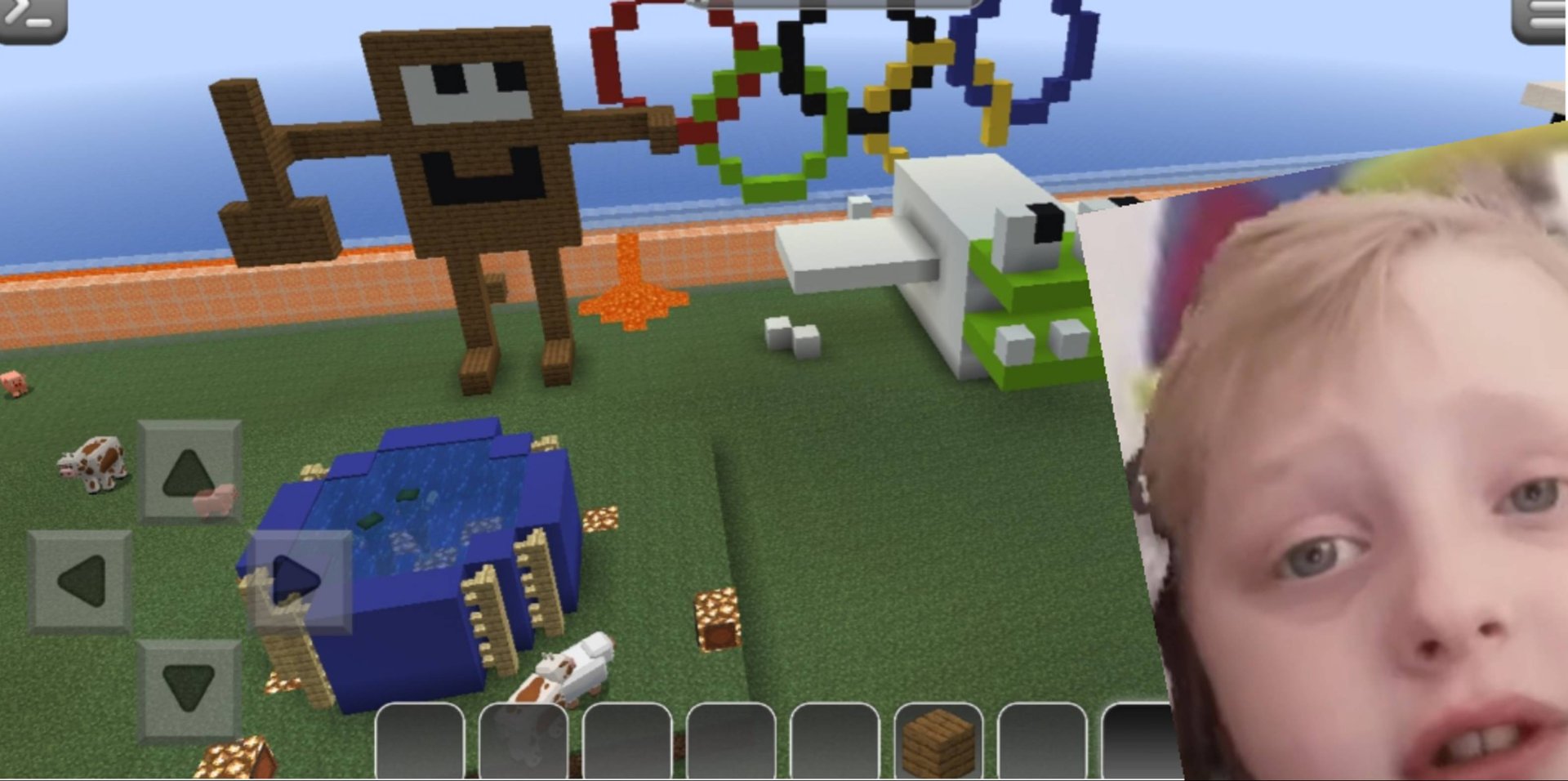 Построил итальянские мемы в Minecraft