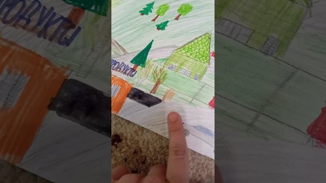 обзор моего НАРИСОВАННОГО макета