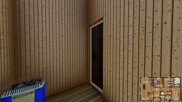 Одноэтажный дом 9 на 14