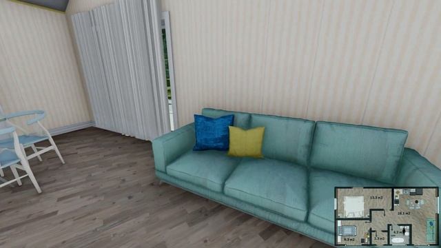 ДОМ 50 м2 одноэтажный