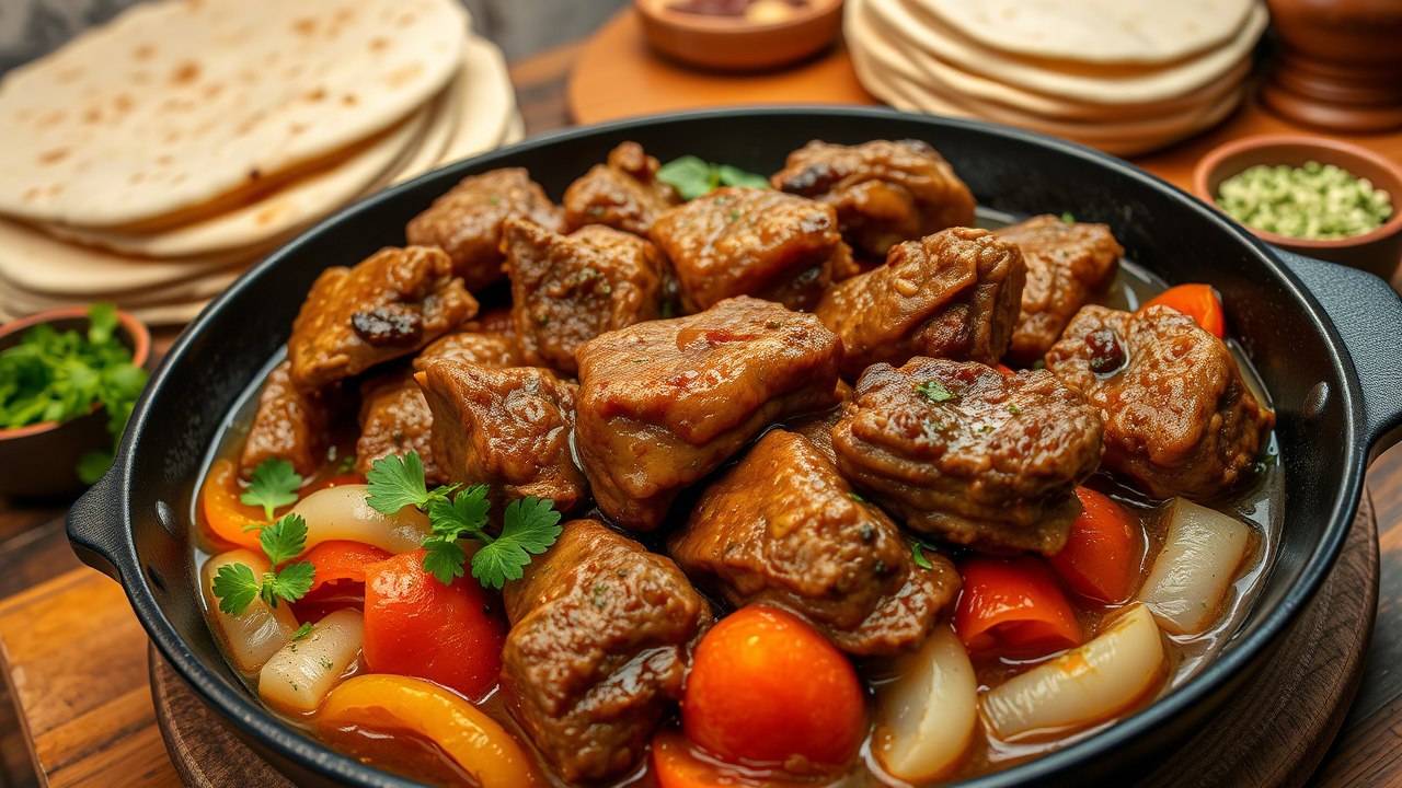 Хашлама: сочные кусочки мяса и овощей, тушенные до совершенства!