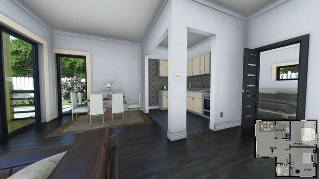 ПРОЕКТ КАРКАСНОГО ДОМА 9 на 9