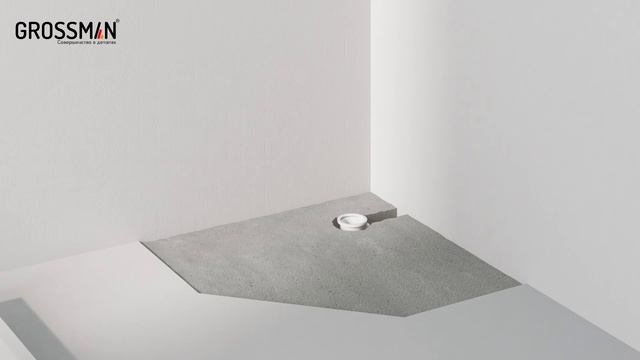 Видео инструкция по установке поддона Grossman Strong - трапеция