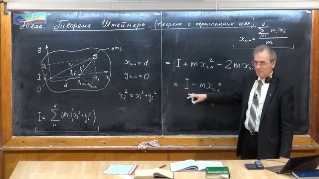 Урок физики 97. Теорема Штейнера