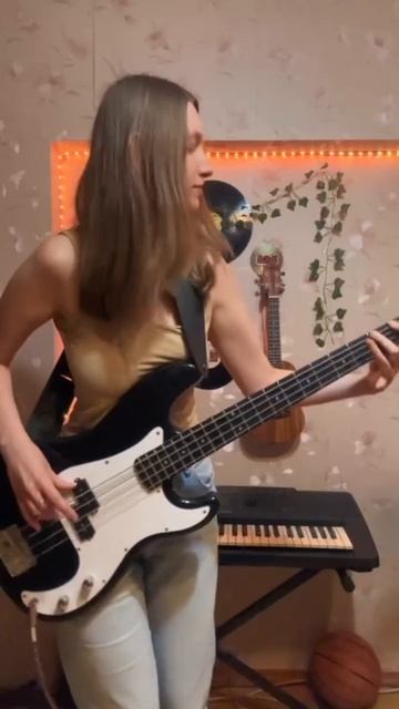 Muse - supermassive black hole на бас гитаре