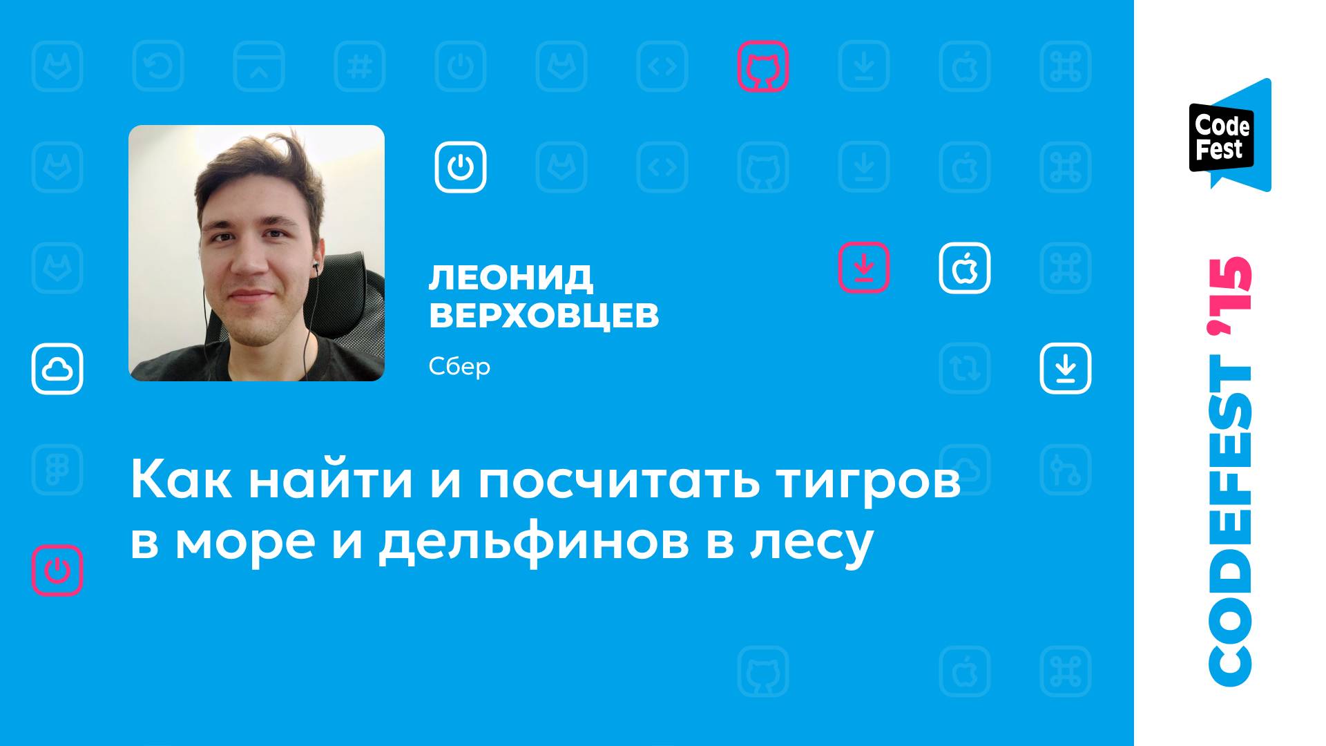 Леонид Верховцев. Как найти и посчитать тигров в море и дельфинов в лесу