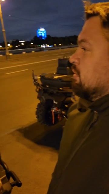 На квадроциклах по Москве #shorts#квадроцикл#мото#москва#stelsguepard