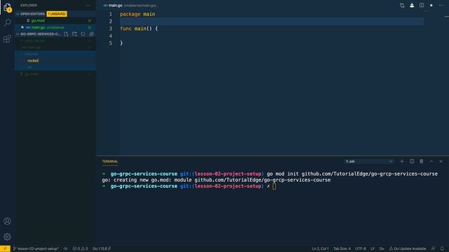 02 - Project Setup - gRPC Services