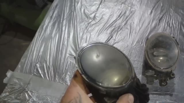 Восстановление противотуманных фар на Volvo S80 2008г