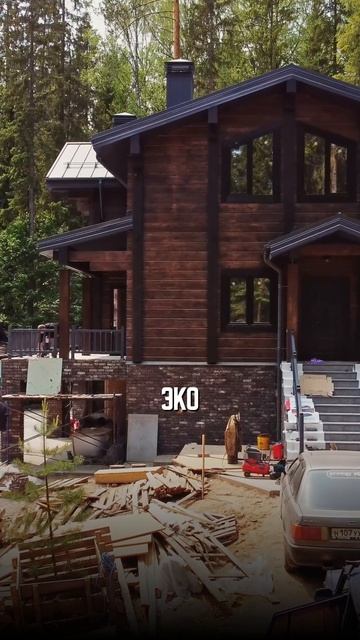 УКЛАДЫВАЕМ СОВРЕМЕННУЮ ЭКО ПАРКОВКУ В ЧАСТНОМ ДОМЕ #shorts