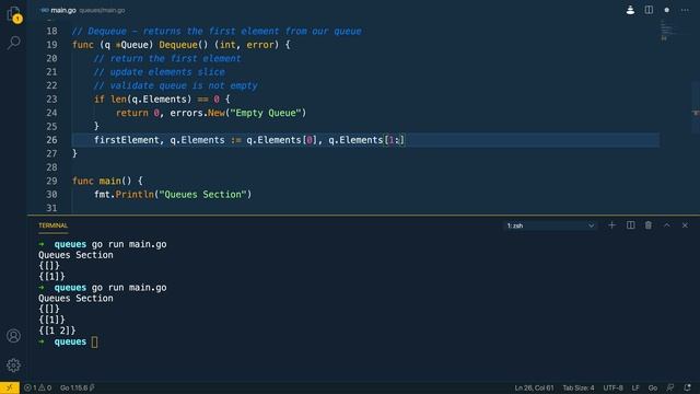07 - Implementing a Queue
