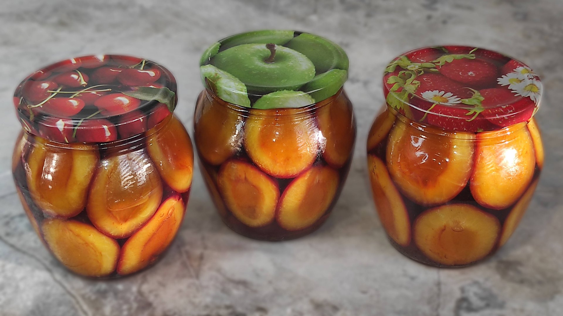 Маринованная  СЛИВА на зиму с КОНЬЯКОМ и корицей. СЛИВА без СТЕРИЛИЗАЦИИ.