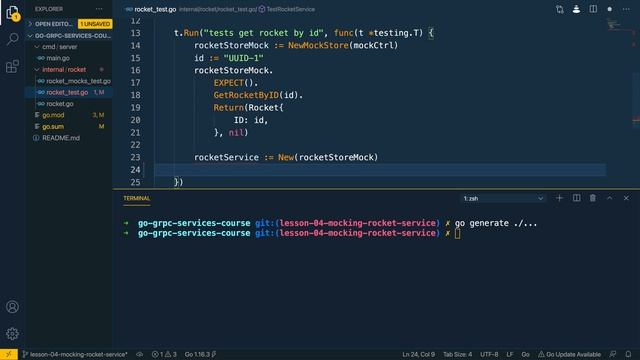 04 - Testing our Rocket Service with Mocks