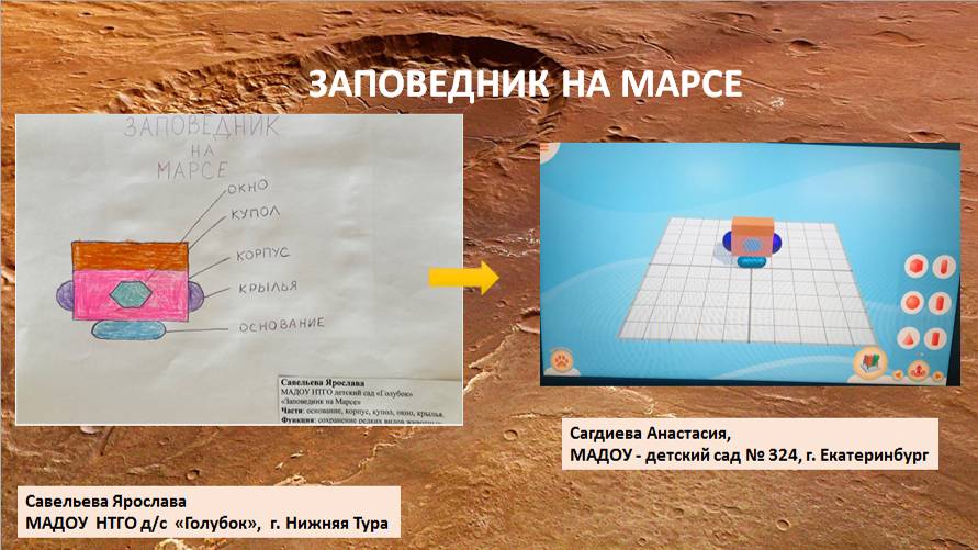 Конкурсная работа по 3D моделированию Олимпиада «LigroGame» по теме «Заповедник на Марсе» 2024