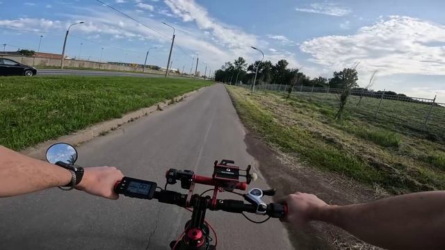 15 июня 2025. Санкт-Петербург. Поездка на электровелосипеде.