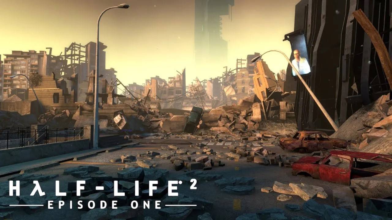 МЫ ВЫБРАЛИСЬ НА ПОВЕРХНОСТЬ!!! А ТУТ...  / Half-Life 2: Episode One #4