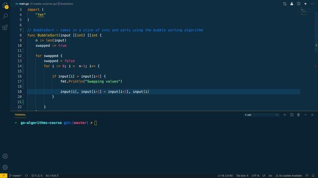 03 - Bubble Sort in Go