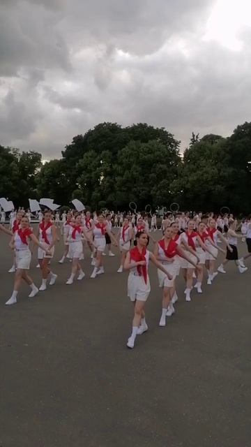 Реконструкция, Парад Физкультурников 1939 года, парк Горького - 3