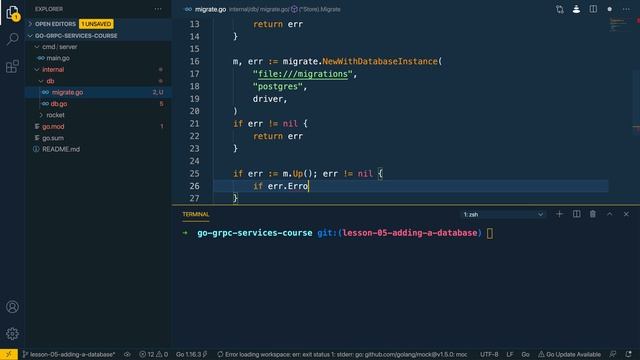 06 - Migrating our Database