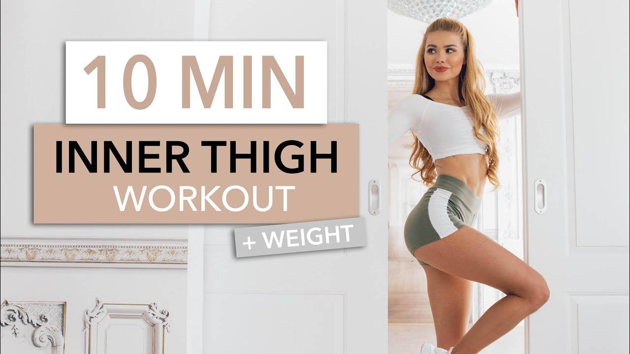 Pamela Reif  - 10 MIN INNER THIGH WORKOUT - tighten the inner part of your legs Intense