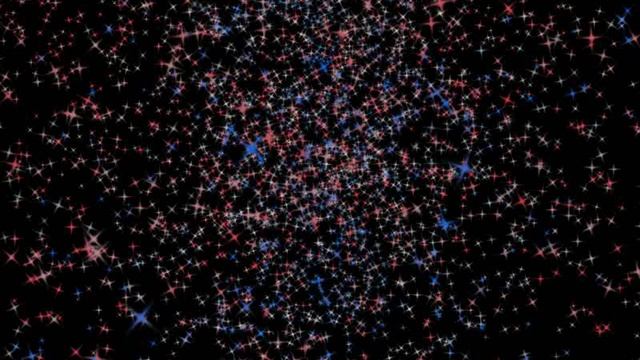 4-искры цветов российского-флага