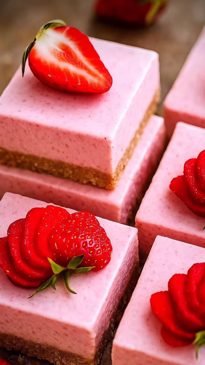 Торт-мороженое «Клубничный чизкейк»