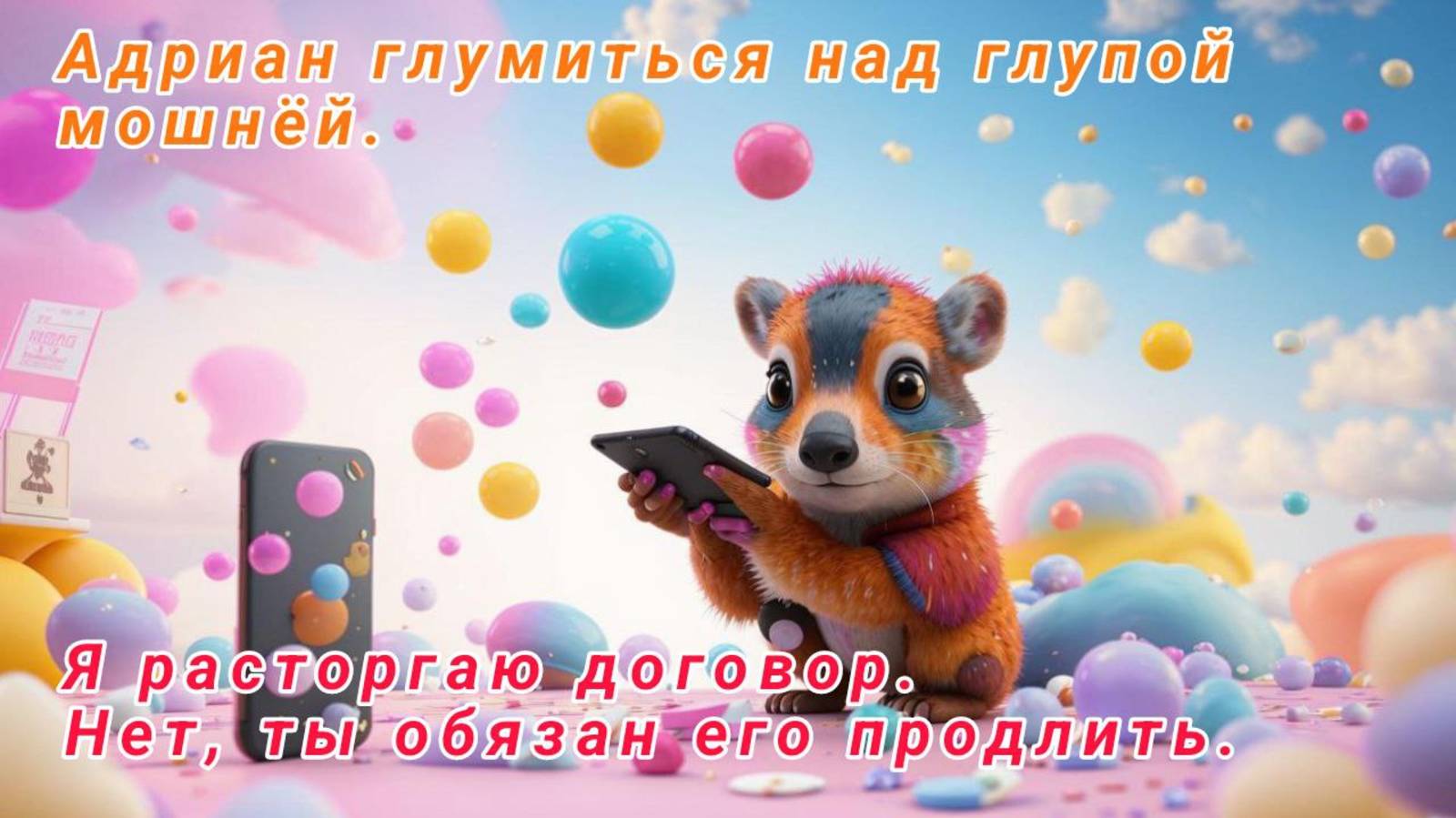 Глупо говорить — людей смешитью (Автор Адриан)