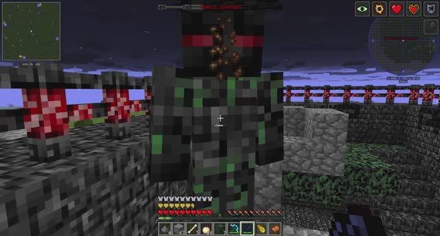победил злодея в майнкрафт это было жёстко!