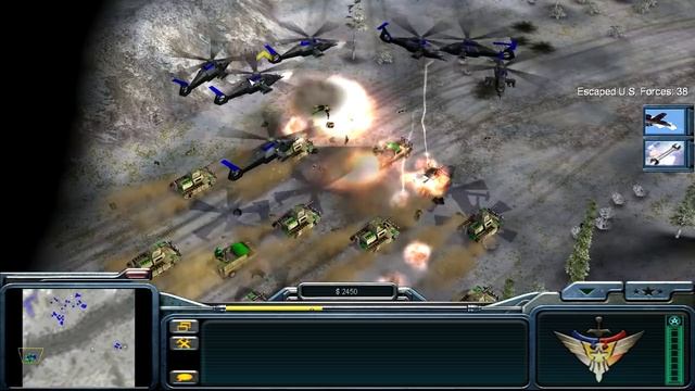 Command & Conquer ꞉ Generals - USA Mission 3 (Brutal)