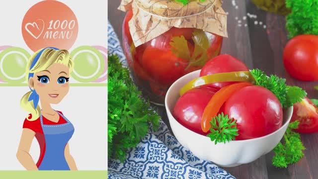 🍅 ПОМИДОРЫ С СЕЛЬДЕРЕЕМ НА ЗИМУ — хрустящие, ароматные, без стерилизации!