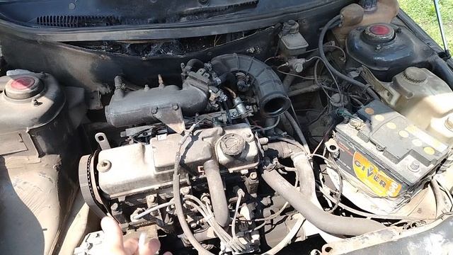 Купил ваз 2110 под восстановление, машина после возгорание