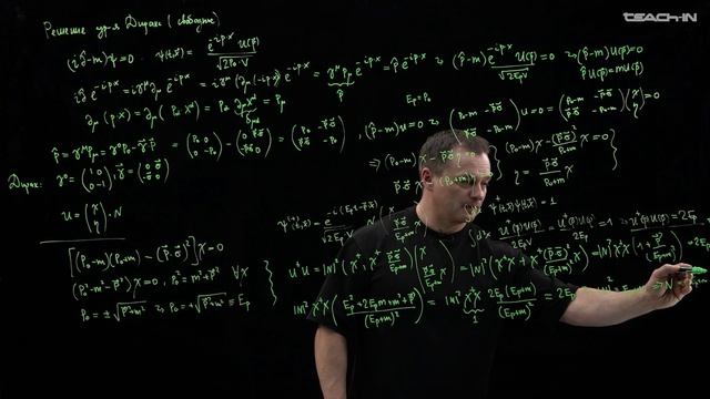 Наумов Д.В. - Введение в КТП - 8. Решение свободного уравнения Дирака