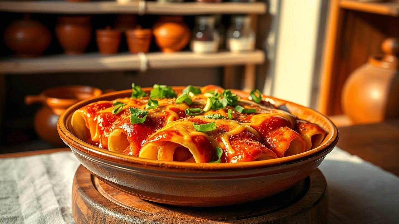 Мексиканский взрыв вкуса: Энчилада, которая заставит забыть про диету!