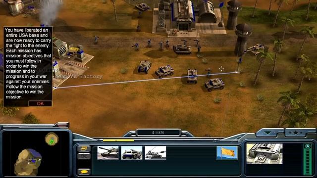 Command & Conquer ꞉ Generals - Intro + Training Mission (Brutal)