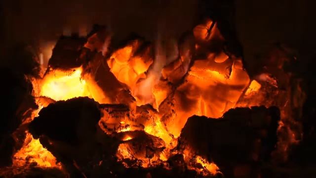 Домашний Камин 4- огонь, для романтики и вечеринки Relaxing Fireplace релакс огонь костер видео