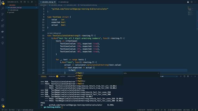 04 - Table Driven Testing in Go