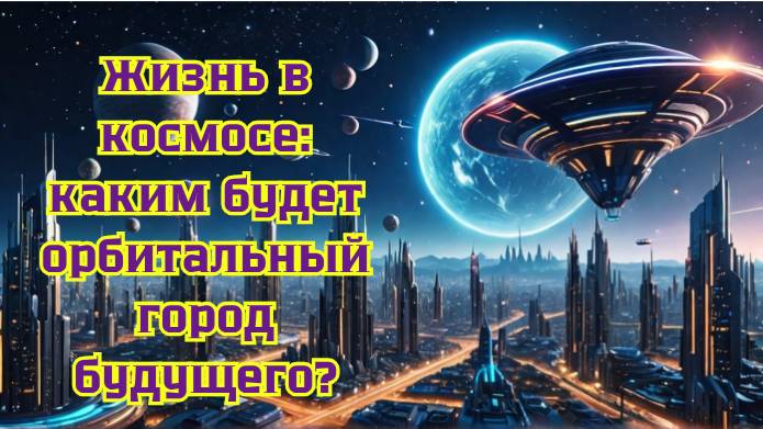 Орбитальный город будущего: как человечество будет жить в космосе? 🚀🌌