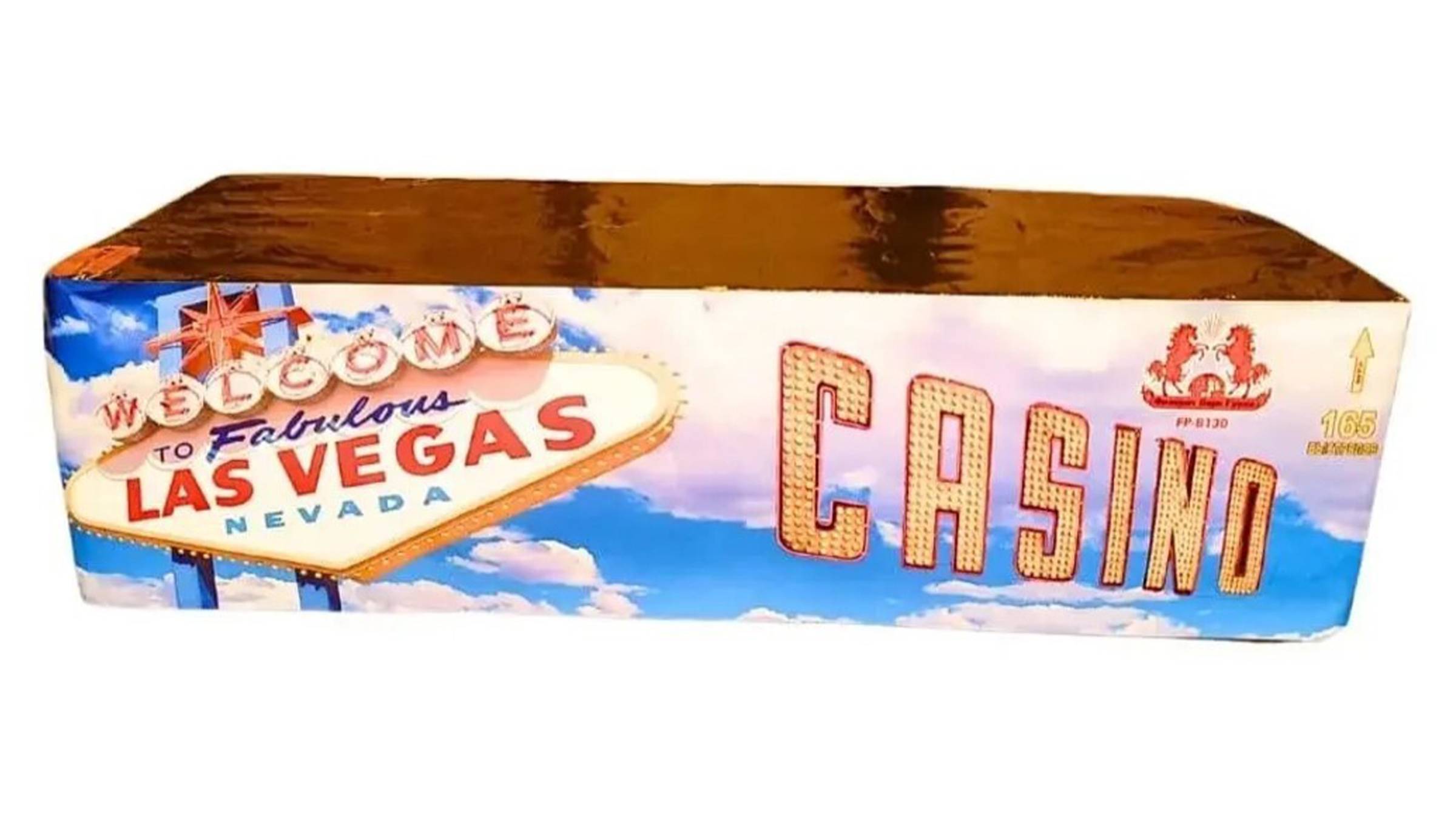 FP-B130 Веерный салют "CASINO" (0,8"/1" х 165 залпов) "Фаворит Пиро Групп"