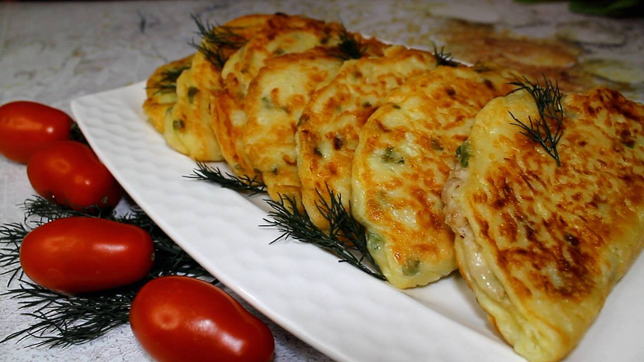 📌 Чебуреки из кабачков - сытные и очень вкусные