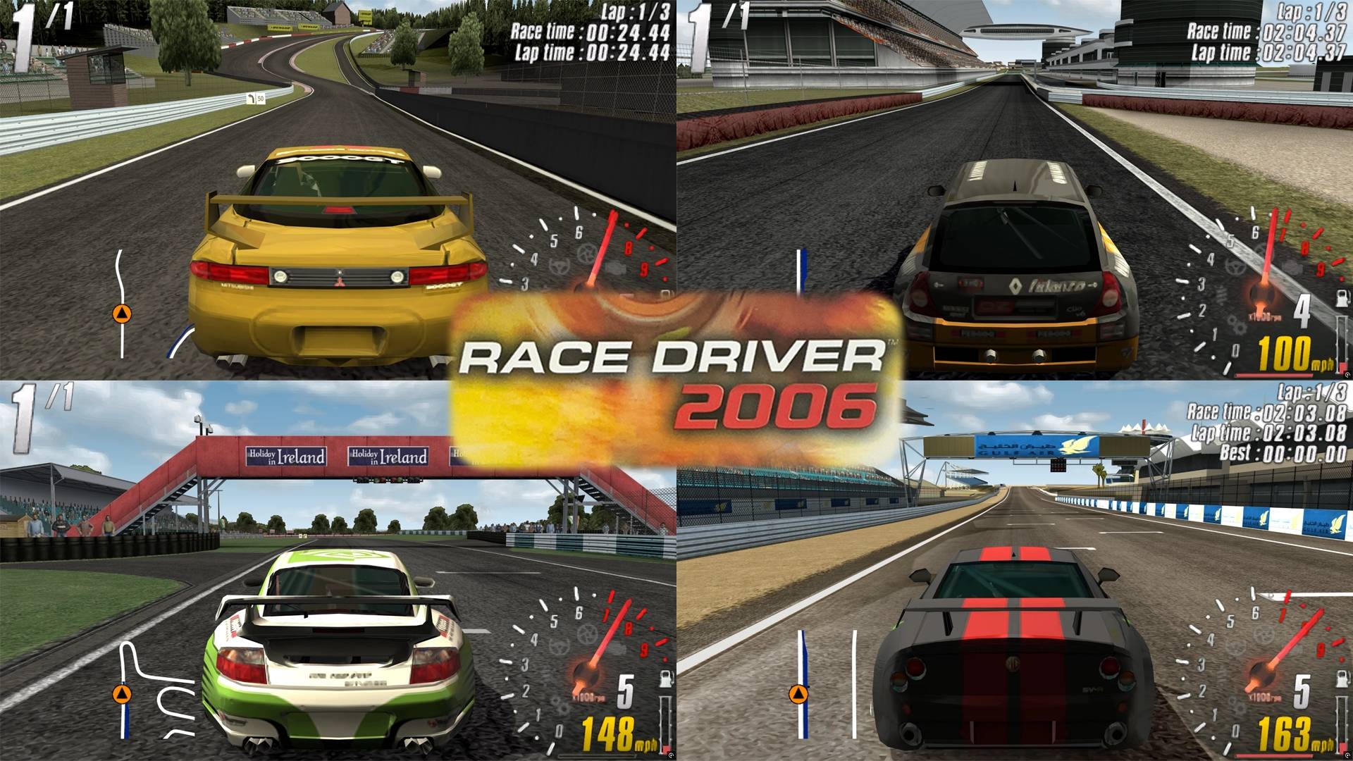 Race Driver 2006 (PSP) - Все Гоночные Трассы